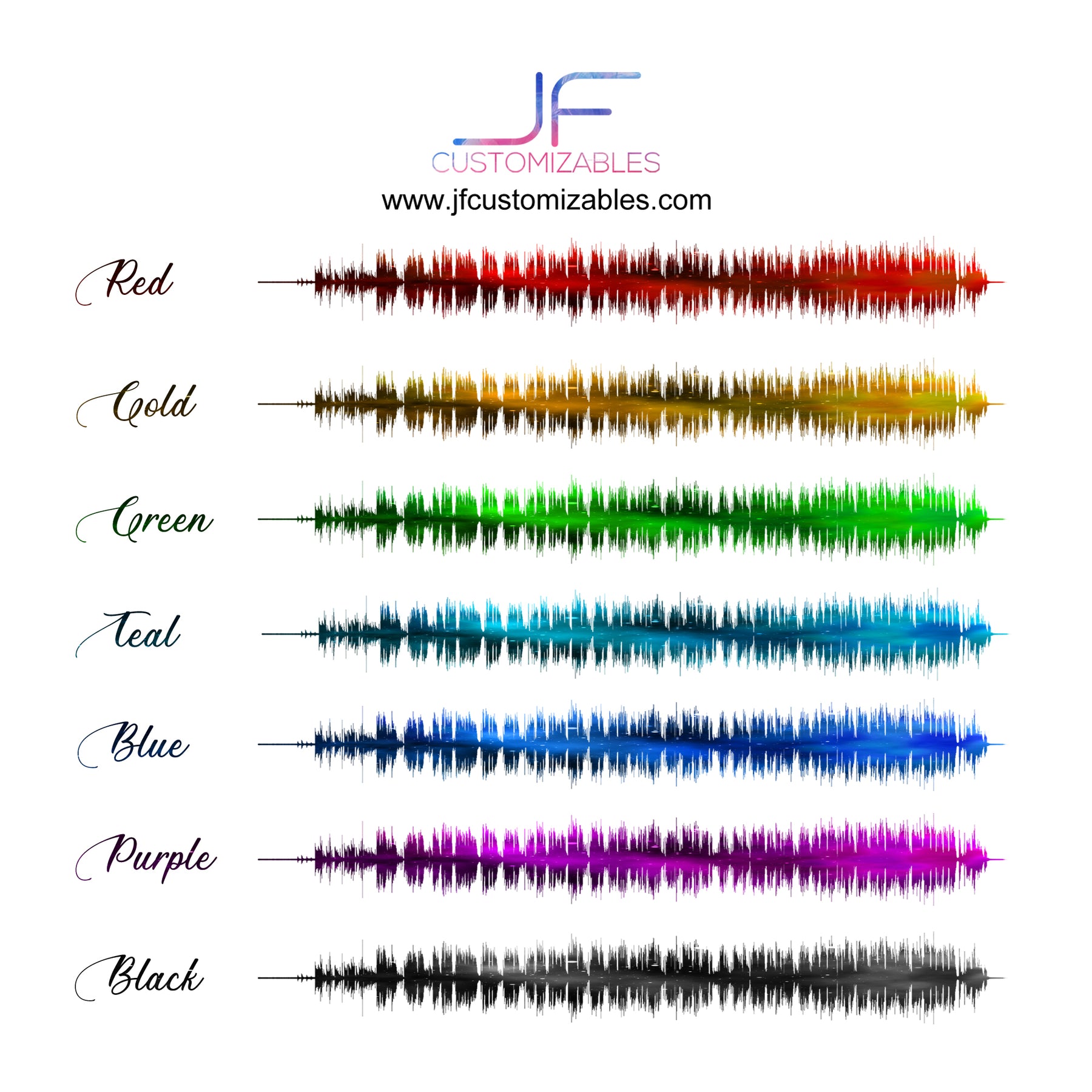 Panoramic Night Sky Soundwave Print – SF Customizables